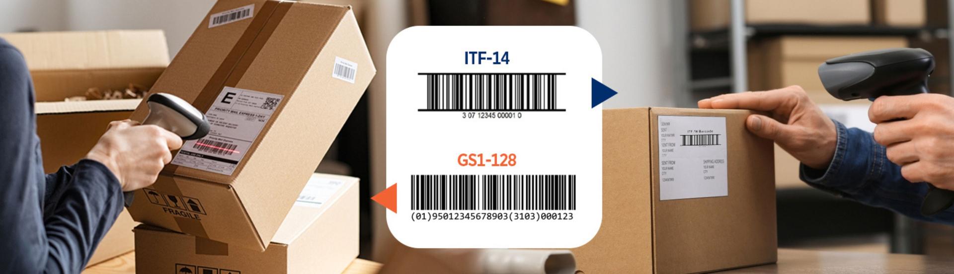What is the Difference Between ITF-14 and GS1-128 Barcodes?